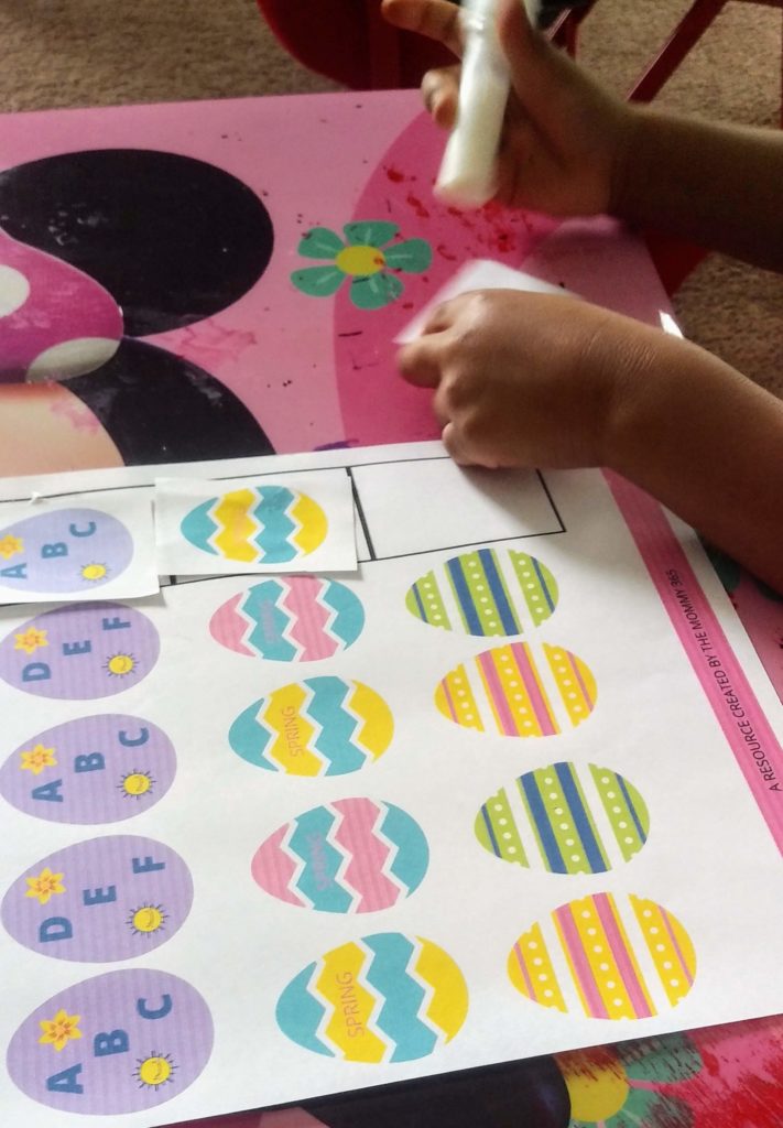 Complete The Egg Pattern: A Free Spring Learning Printable
